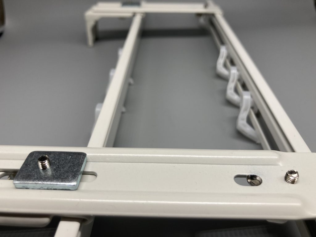 Metal Double Curtain Track with 83MM top fix/face fix brackets KIT MADE ...