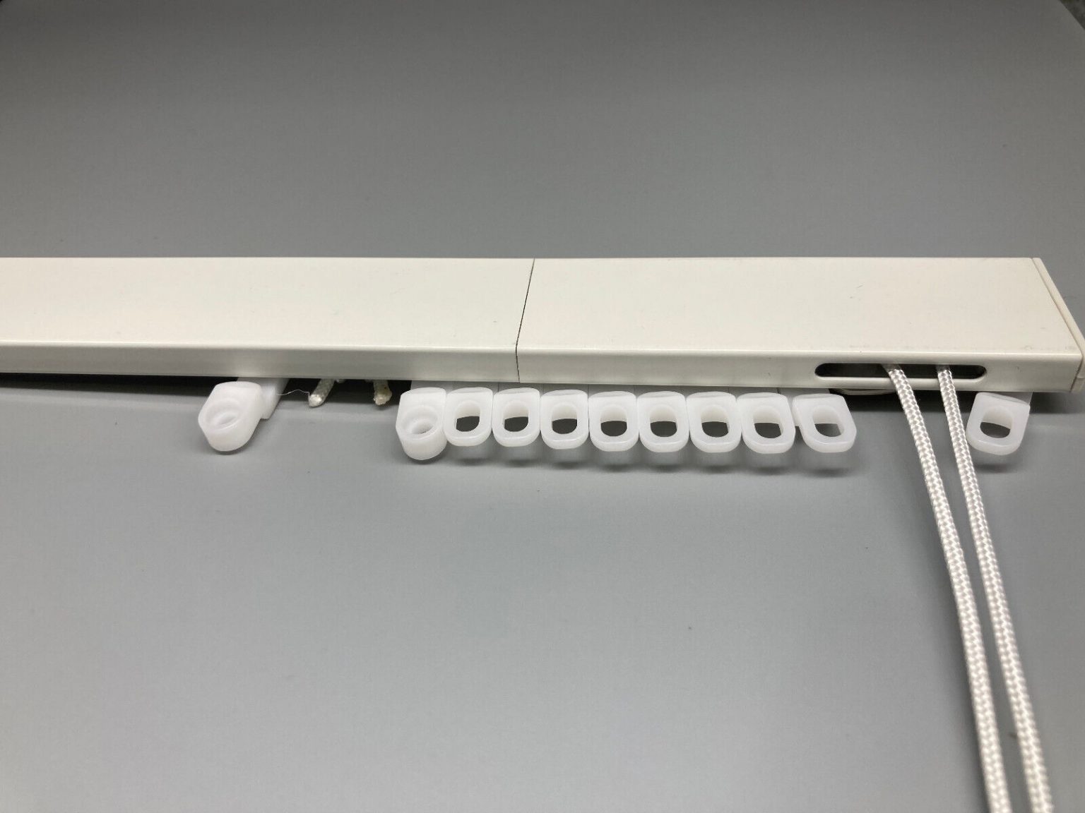 HEAVY DUTY Corded Curtain Metal Track - MADE TO EXACT SIZE - STRING ...